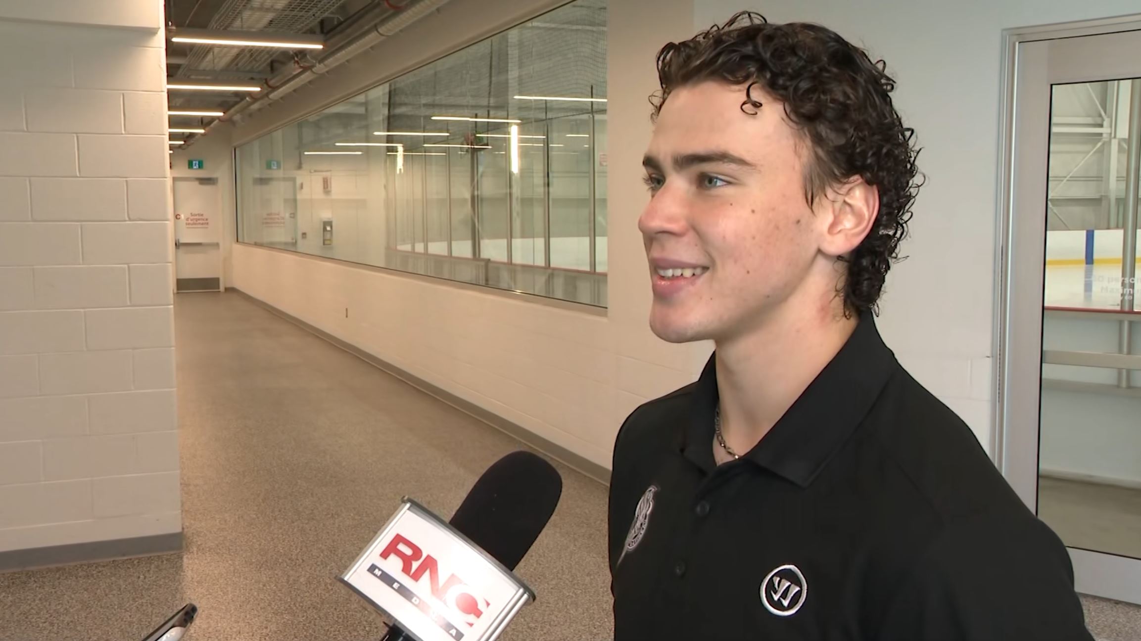 Olympiques de Gatineau: Lukas Landry arrive au camp - TVA Gatineau