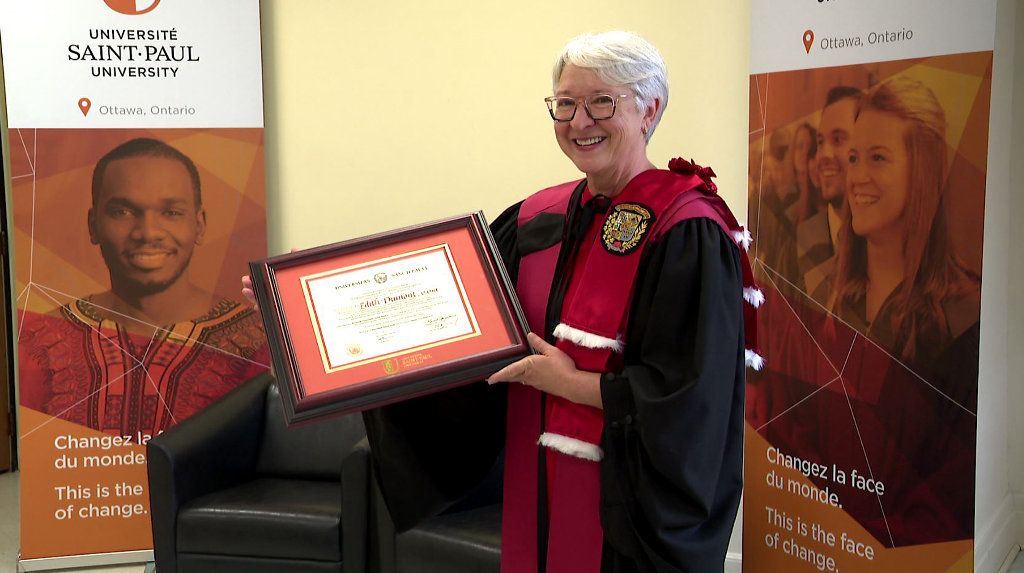 Un doctorat honoris causa pour l'honorable Edith Dumont, lieutenante ...